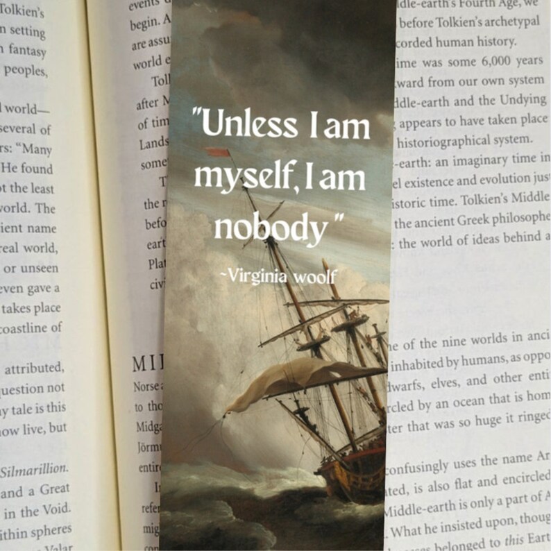 Virginia Woolf Printable Bookmark Vintage Bookmark Printable Bookmarks ...