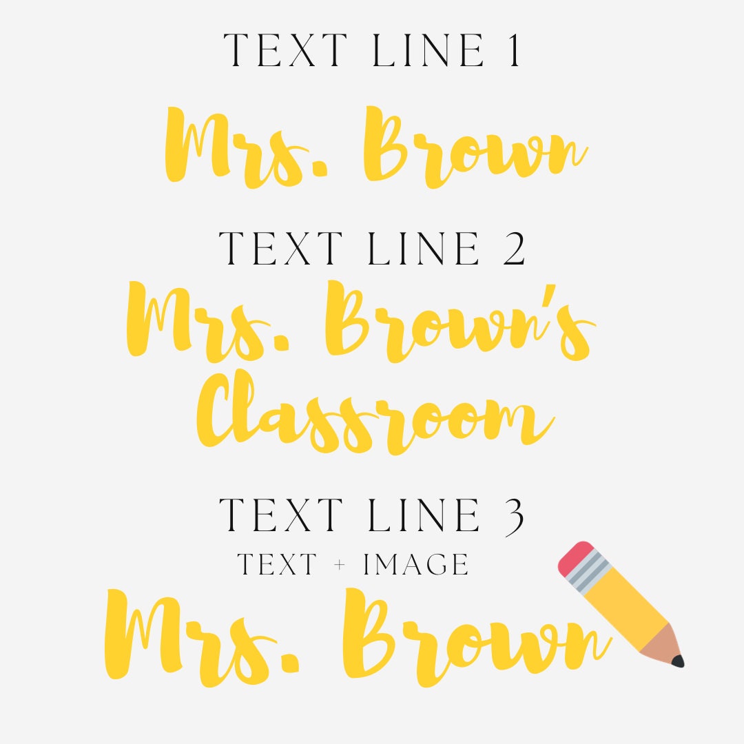 Classroom Door Decal Vinyl Decal Decal Wall Vinyl Decal Classroom Wall ...