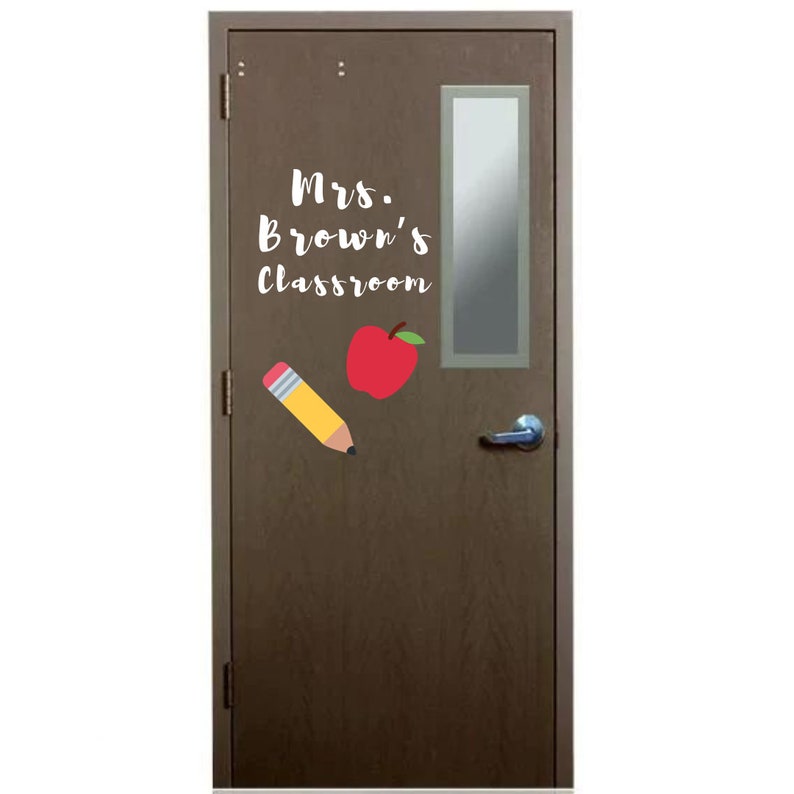 Classroom Door Decal Vinyl Decal Decal Wall Vinyl Decal Classroom Wall ...