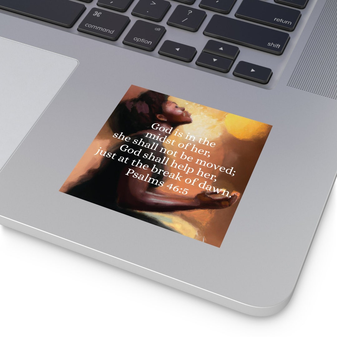 Psalms Sticker, Bible Sticker, Bible Decal, Laptop Stickers, Laptop ...