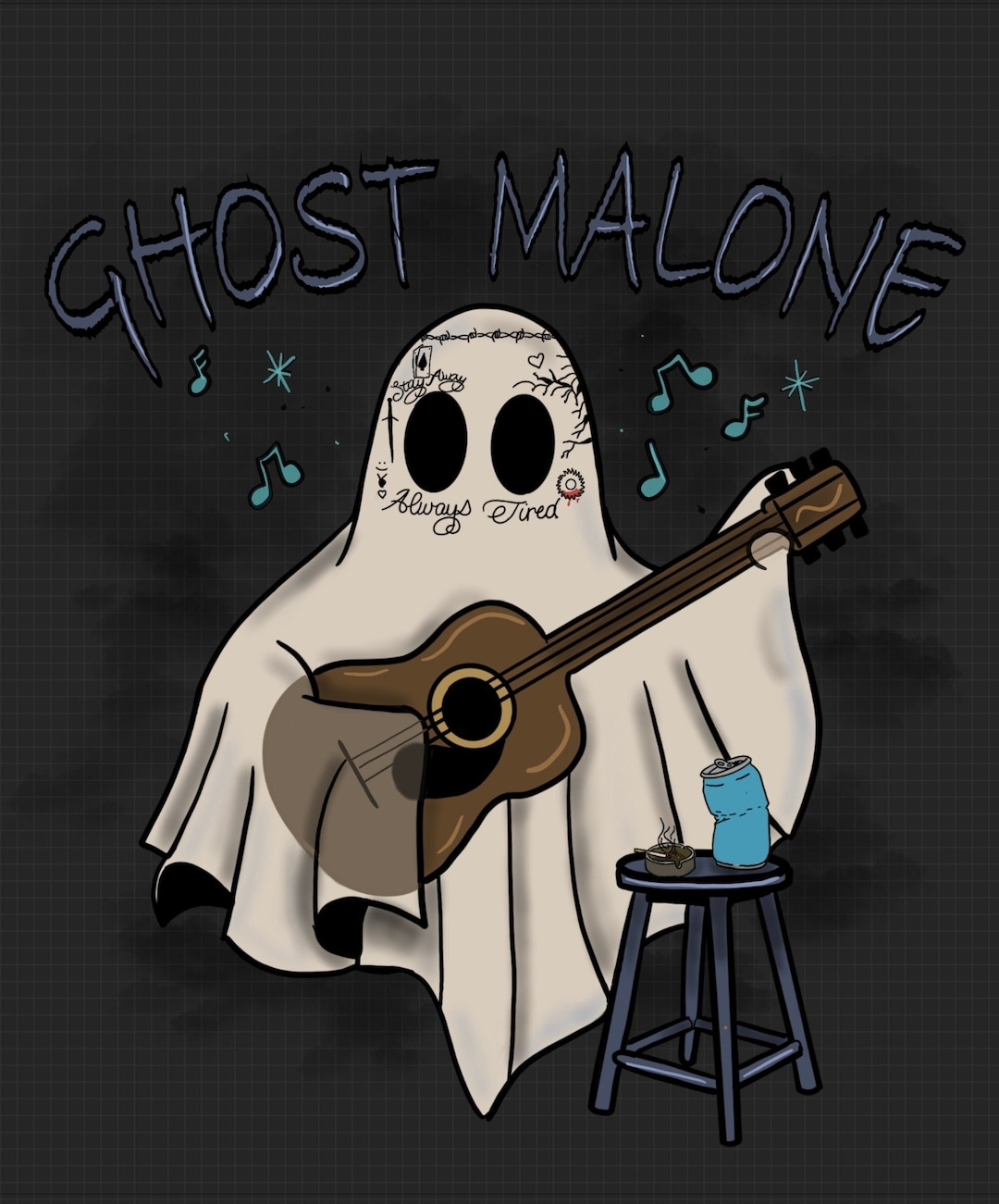 Ghost Malone - Etsy