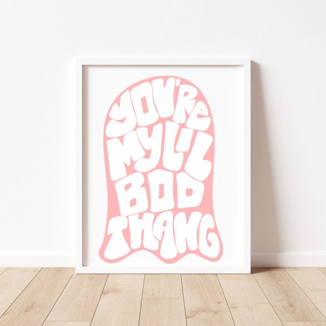 You're My Lil Boo Thang | PNG | Sublimation | Hand Drawn | Ghost Design ...