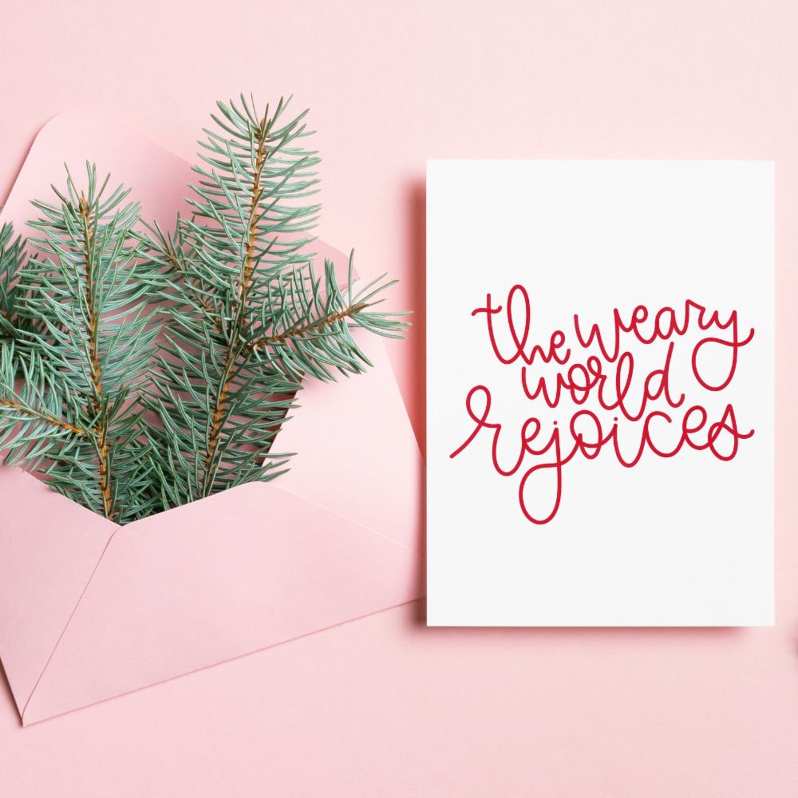 The Weary World Rejoices | PNG File | Script Writing | Christmas Shirt ...