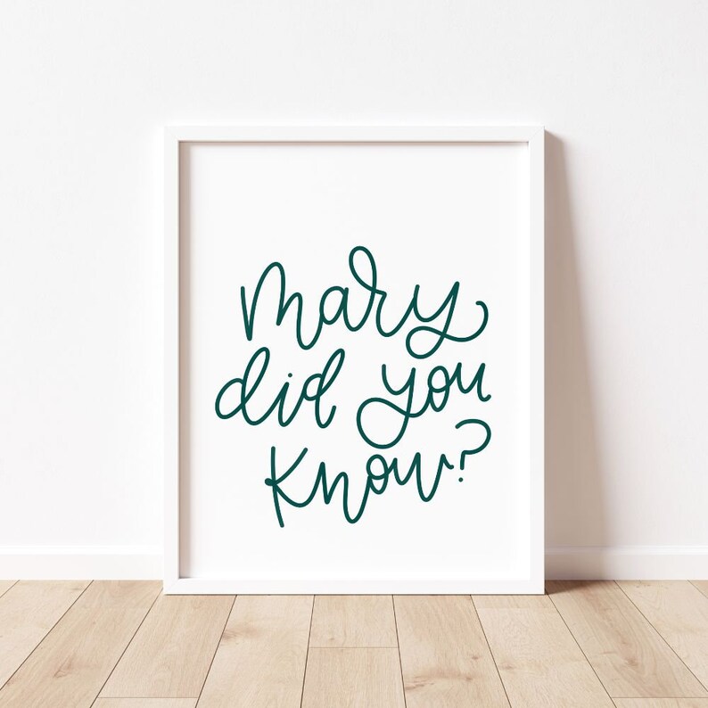 Mary Did You Know? | PNG File | Script Writing | Christmas Shirt Design ...