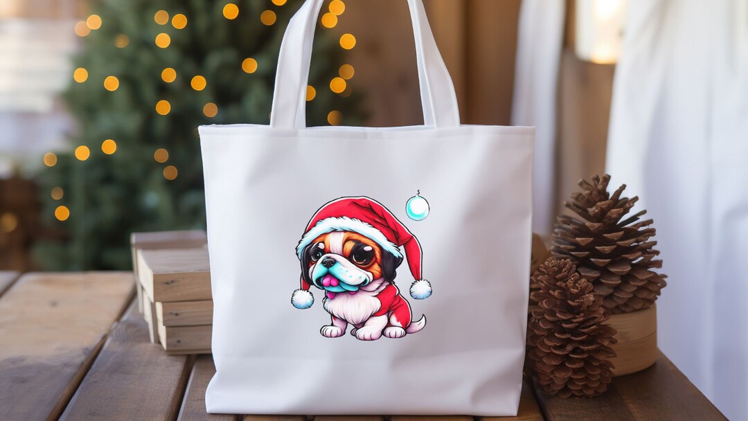 Cute Cartoon Pug Dog PNG, Christmas Decorations PNG, Christmas Png, Dog ...