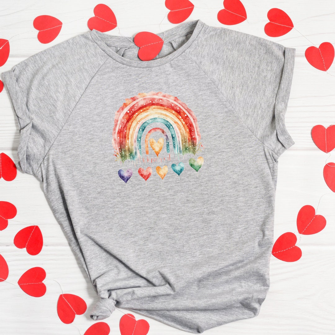 Watercolor Rainbow Clipart, Watercolor Rainbow PNG Bundle, Pastel ...