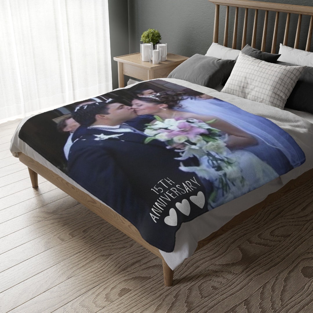 Personalized Soft Blanket 40x30 50x60 80x60 Anniversary Gift Idea ...