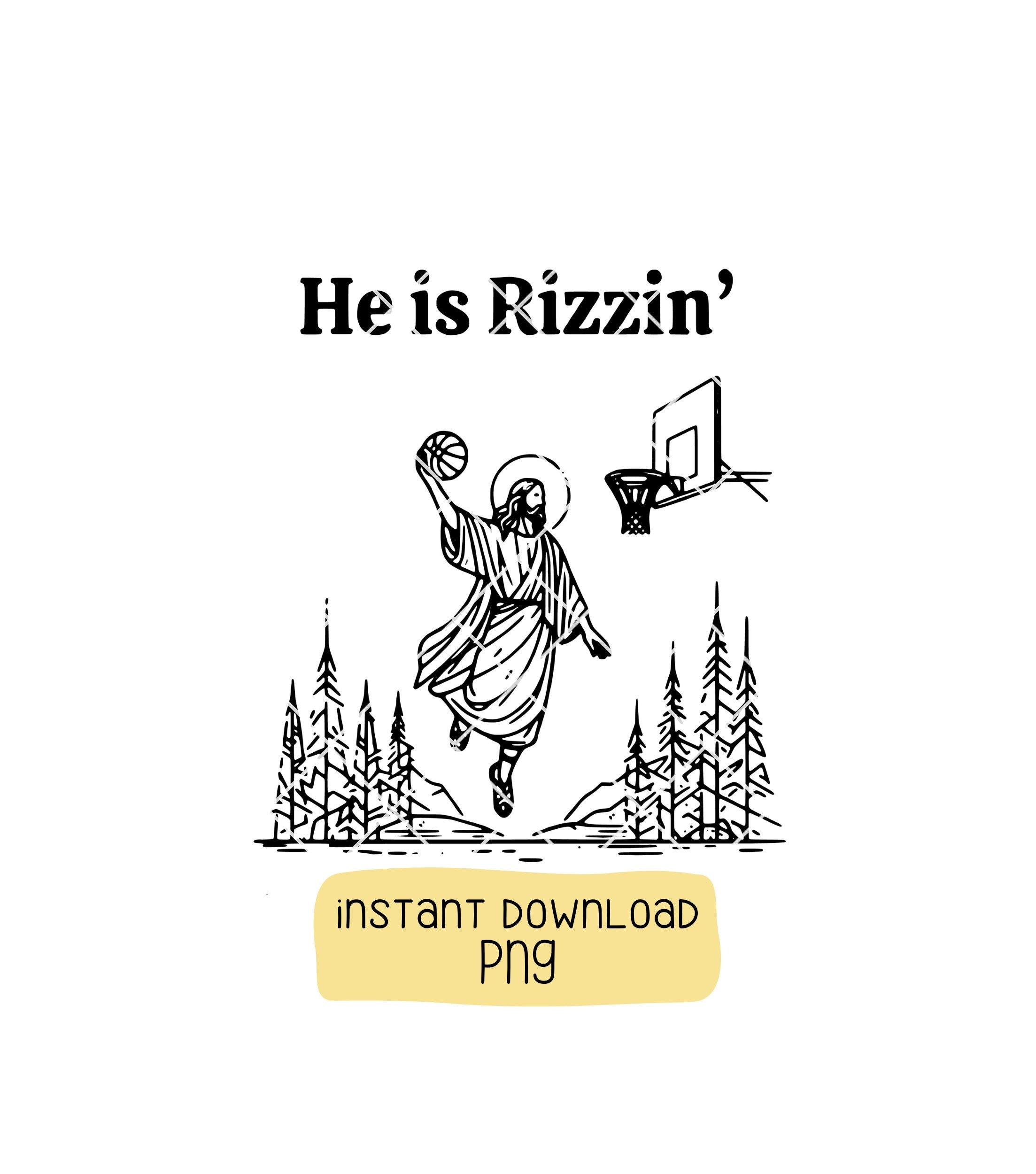 He is Rizzin' PNG Digital Download, Funny Easter Shirt Design, Rizz Em ...
