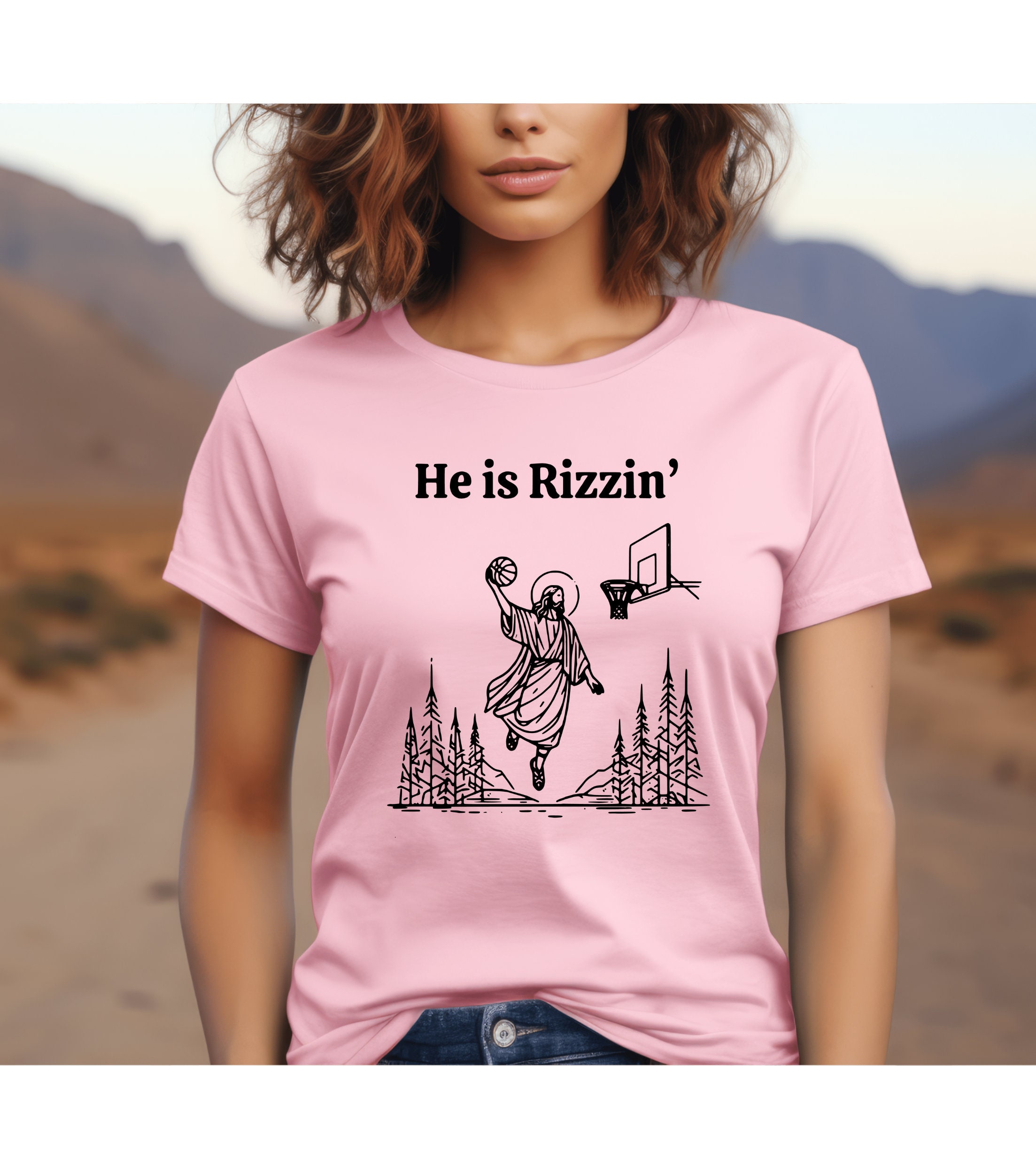 He is Rizzin' PNG Digital Download, Funny Easter Shirt Design, Rizz Em ...