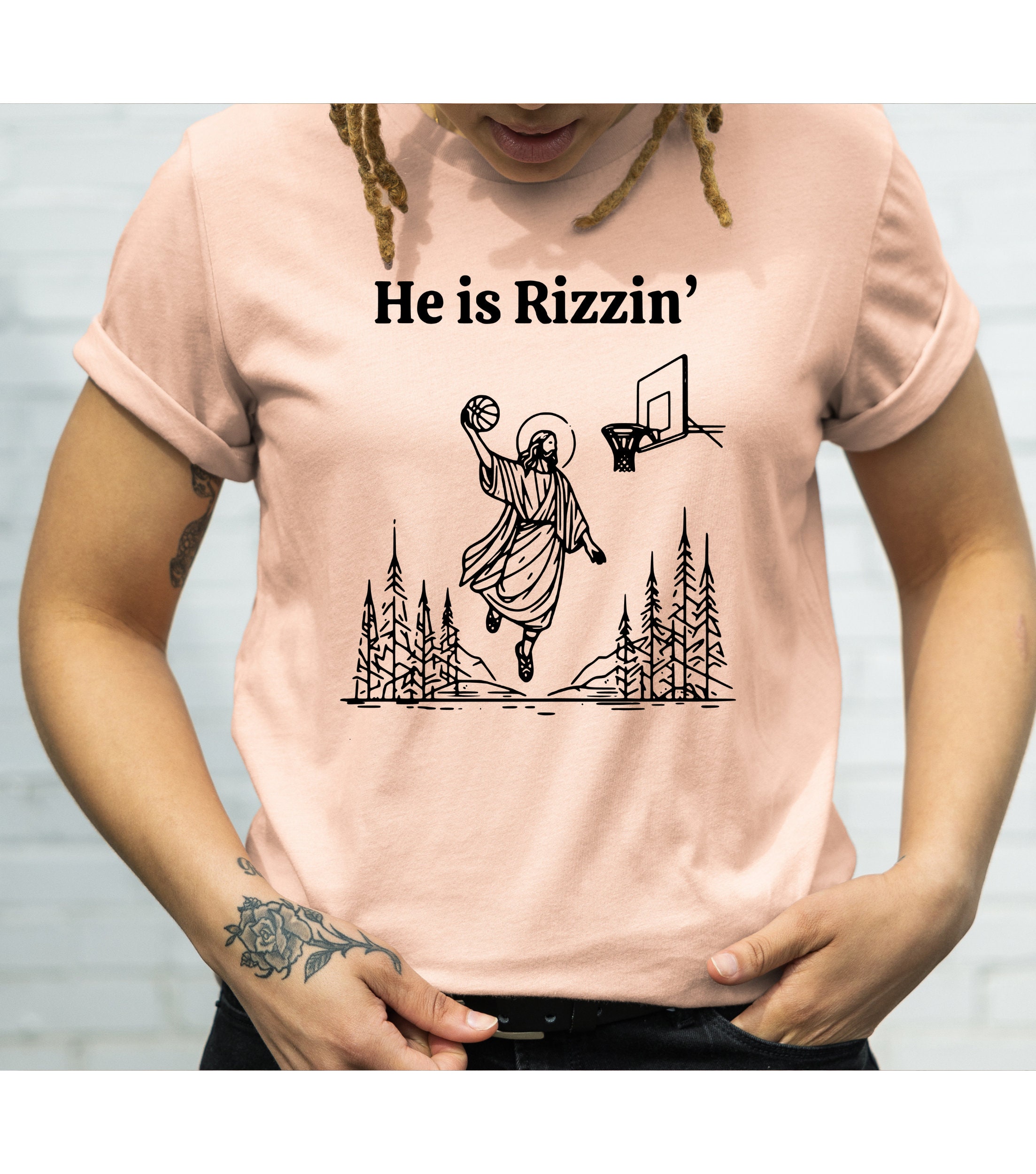 He is Rizzin' PNG Digital Download, Funny Easter Shirt Design, Rizz Em ...