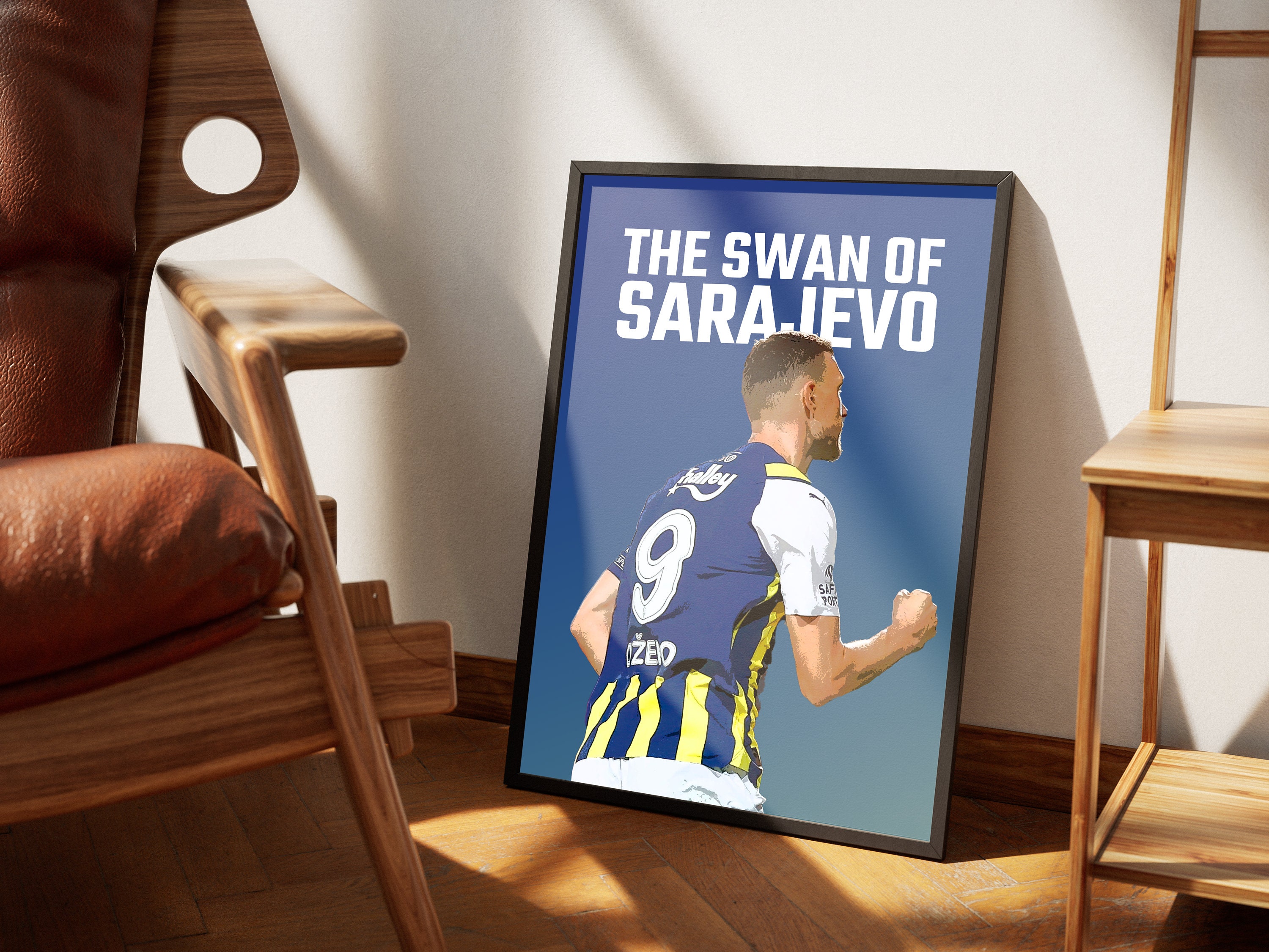 Edin Dzeko Fenerbahce Istanbul | Football Poster sold by Tickle_Carine ...
