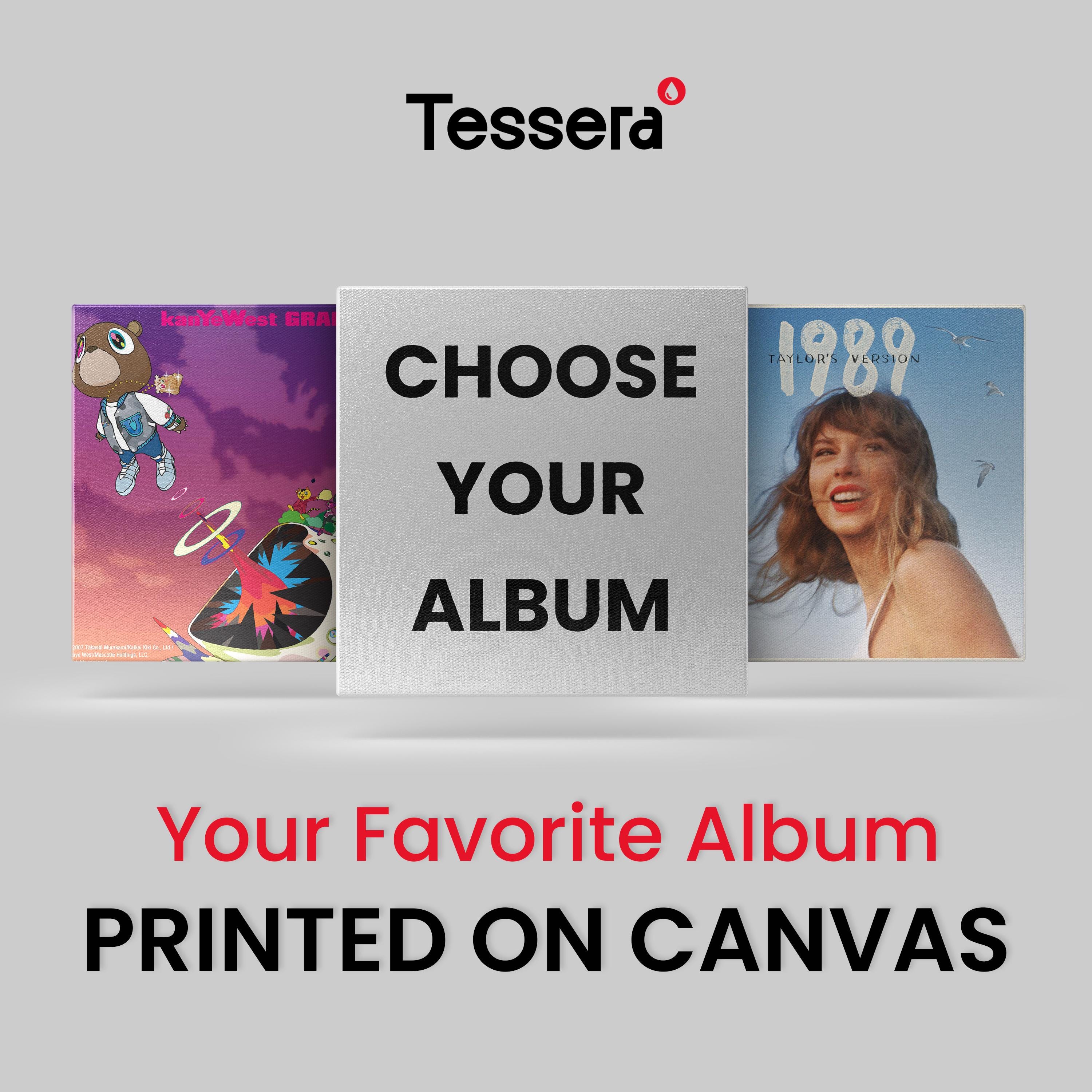 Personalized Album Cover Canvas Custom Artist Artwork Music Wall Art ...