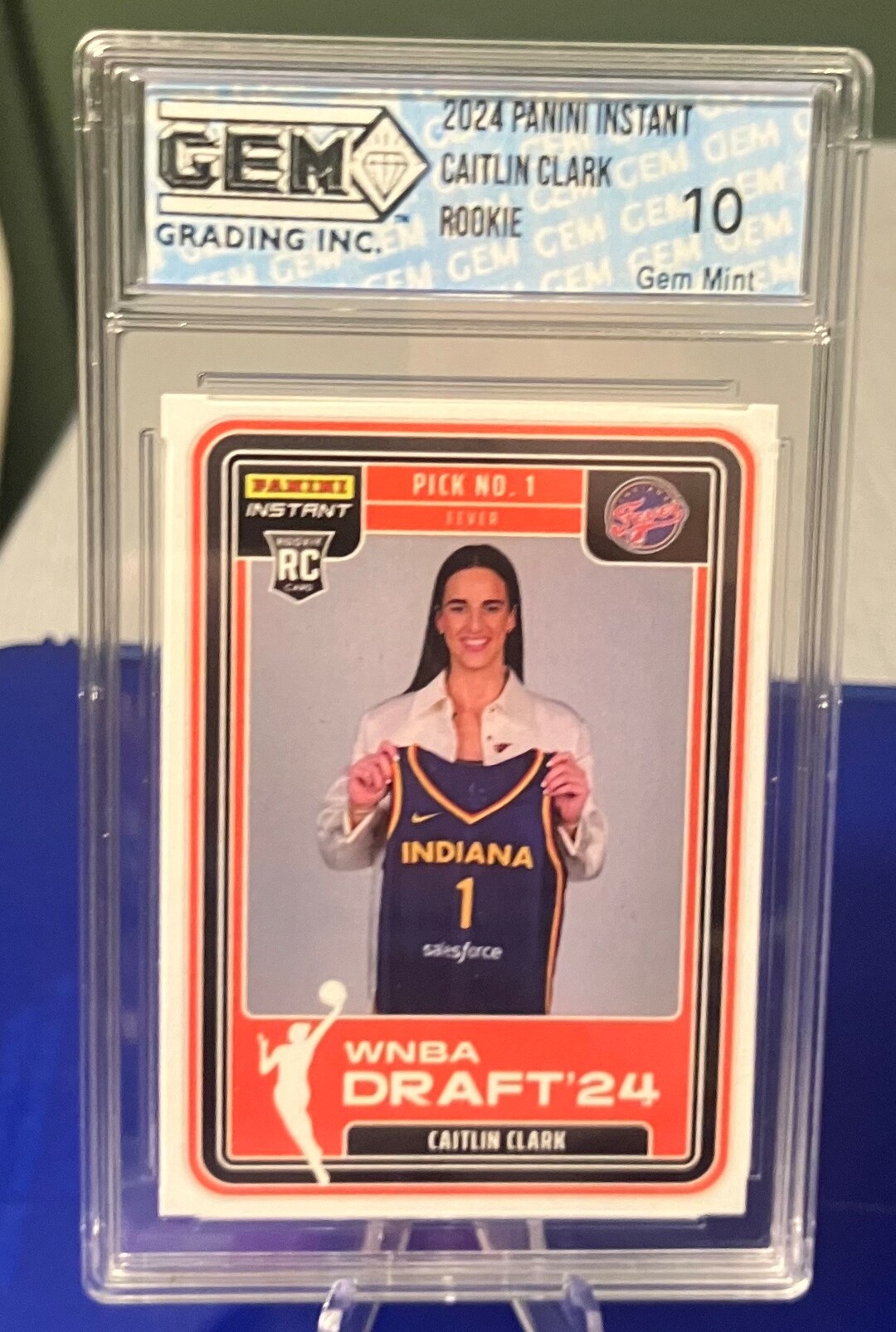 2024 Caitlin Clark Panini Instant Rookie Reprint GEM Mint 10 - Etsy