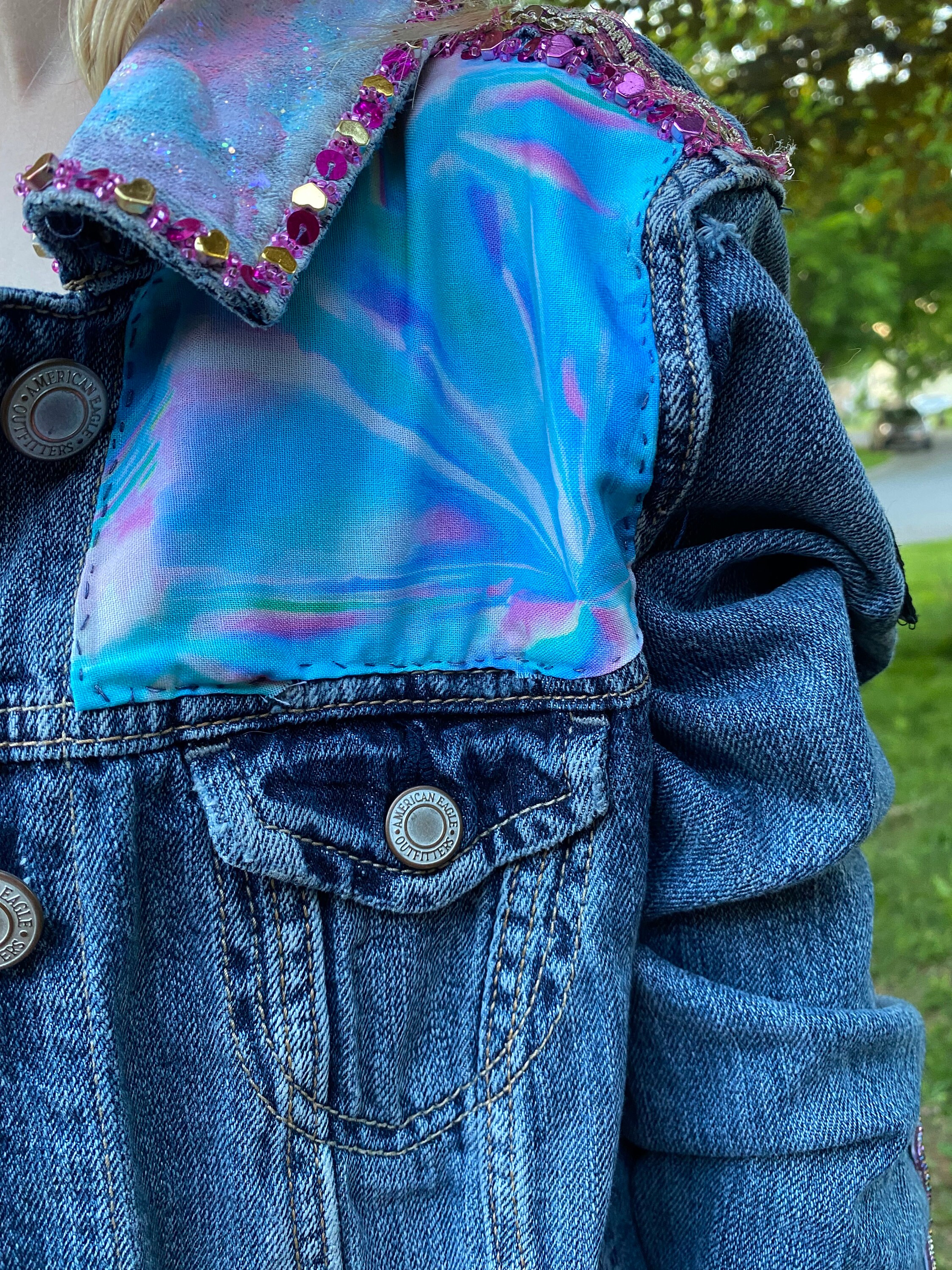 Lover-taylor Swift, Denim Jacket - Etsy