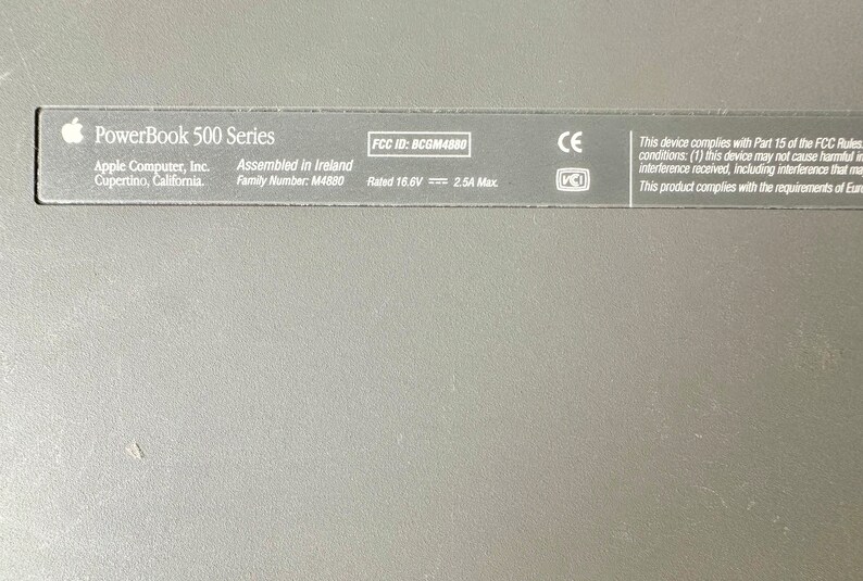 Apple Powerbook 520 Laptop Vintage Retro Macintosh - Etsy