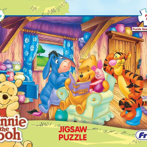 Winnie the Pooh Jigsaw Puzzle - Etsy