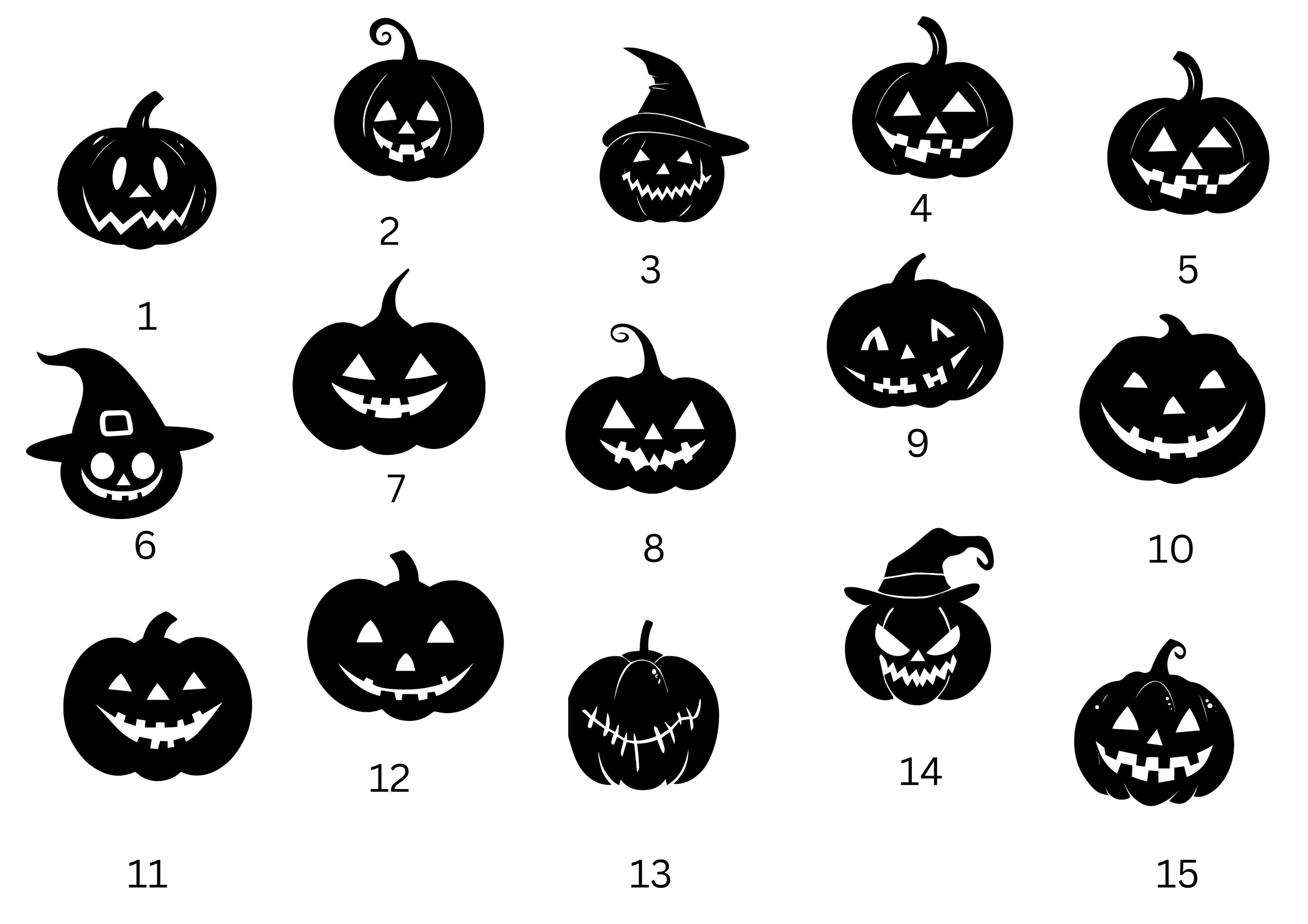 Halloween Pumpkin SVG | Jack-o'-lantern SVG | Spooky Fall Decor Clipart ...