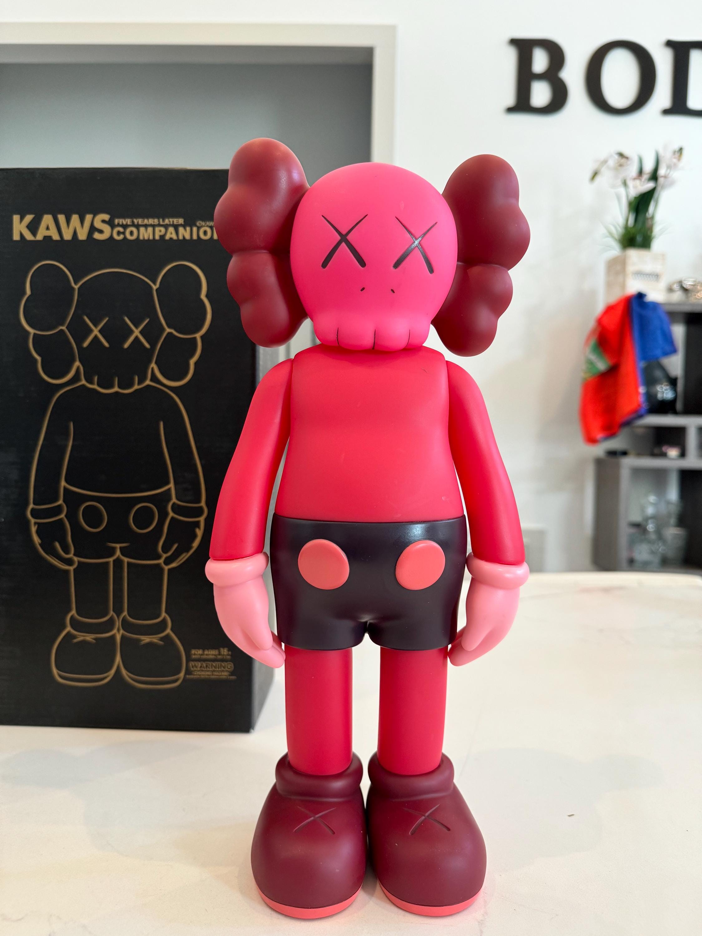 14in Pink Kaws Edition Figure - Etsy