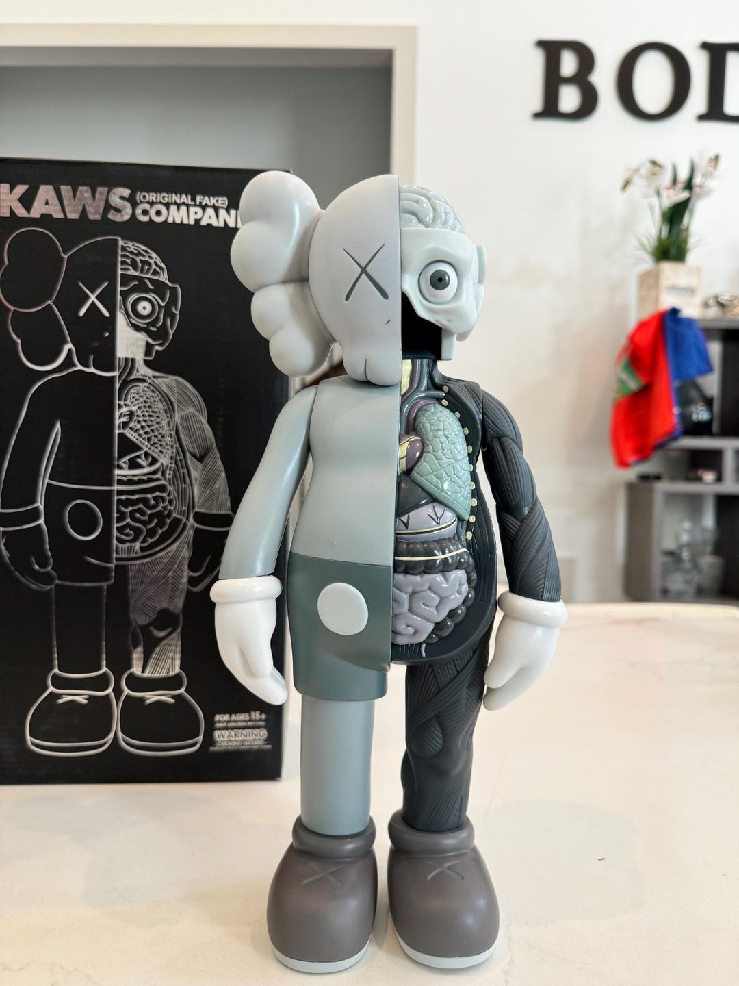 14in Gray Kaws Flayed Edition Figure - Etsy