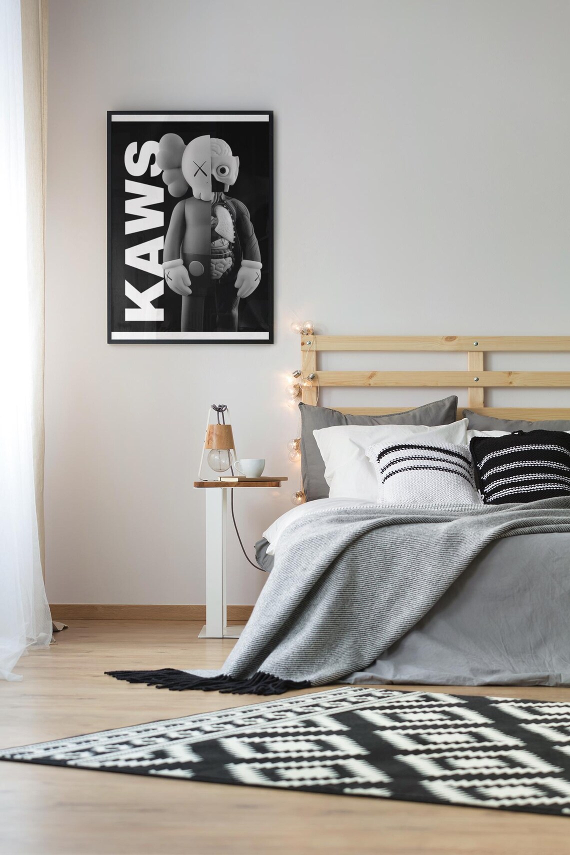 Kaws Poster, Kaws Print, Kaws Wall Art Kaws Poster Set of 3 Kaws Art ...