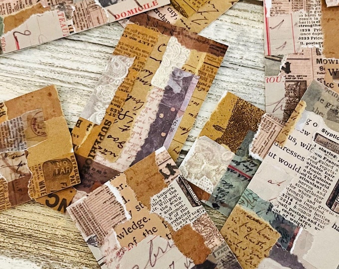 Handmade Paper Cluster 10 Pcs Set - Etsy