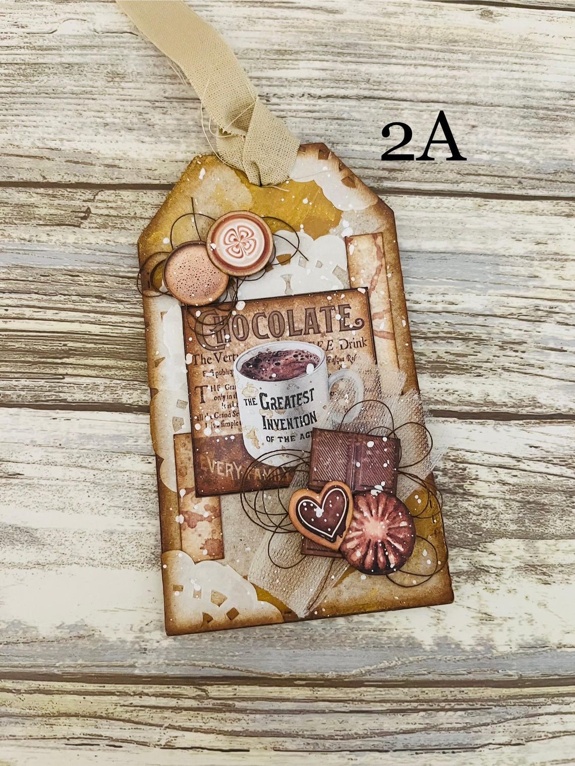 Handmade Coffee & Chocolate Gift Tags Collection 2 / Stamperia Coffee ...