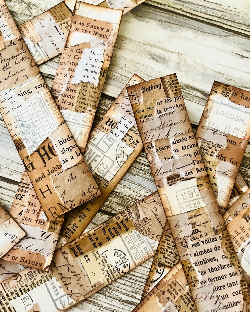 Handmade Paper Cluster 10 Pcs Set - Etsy