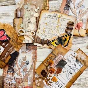 Paper Clusters 5pcs Set / Junk Journal Embellishments - Etsy Canada