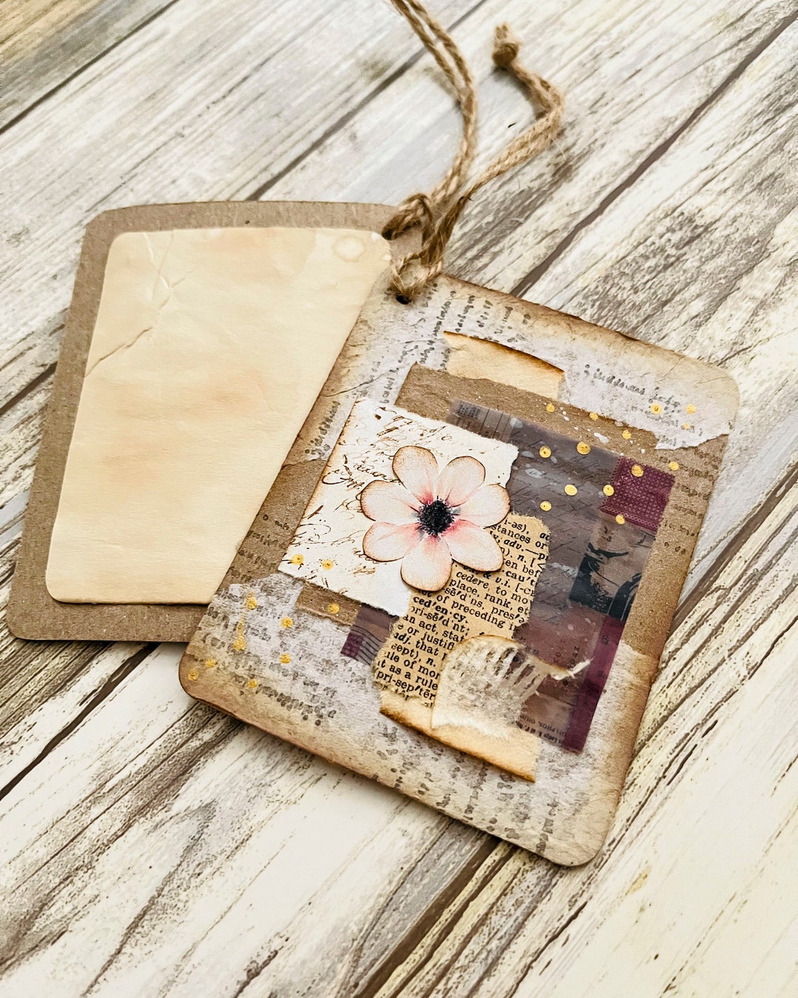 Collage Gift Tags / Handmade - Etsy