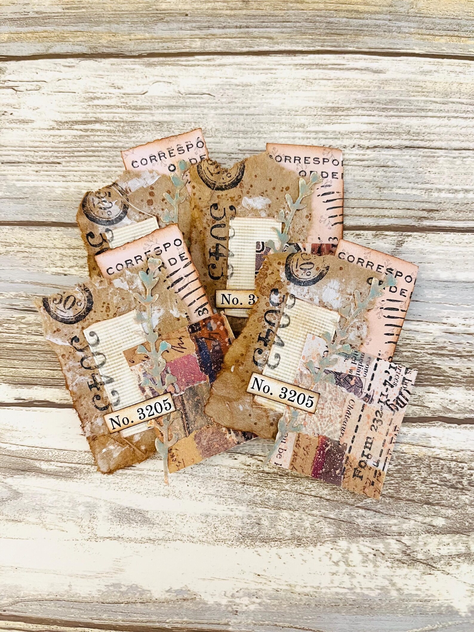 Handmade Paper Scrap Ephemera 3 X 2 In, 3 Designs - Etsy