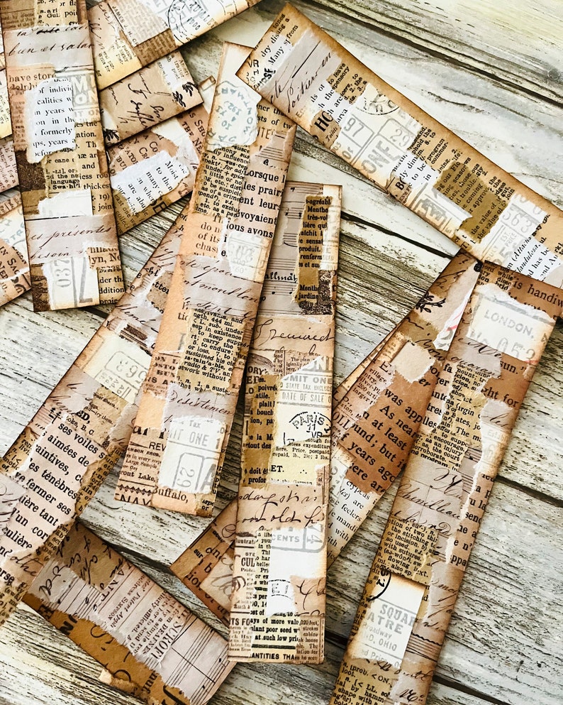 Handmade Paper Cluster 10 Pcs Set - Etsy