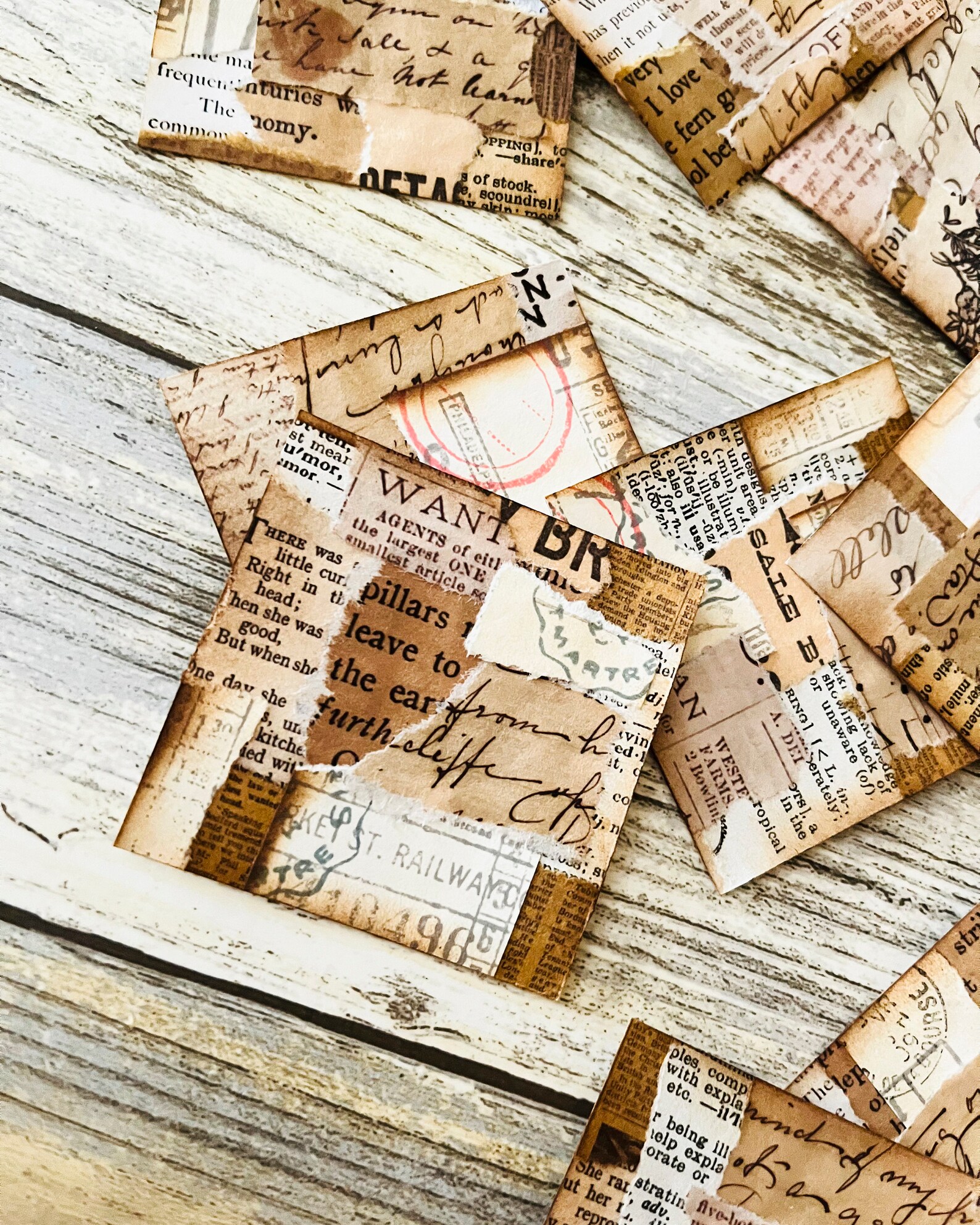 Handmade Paper Cluster 10 Pcs Set - Etsy Canada