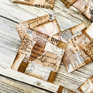 Handmade Paper Cluster 10 Pcs Set - Etsy