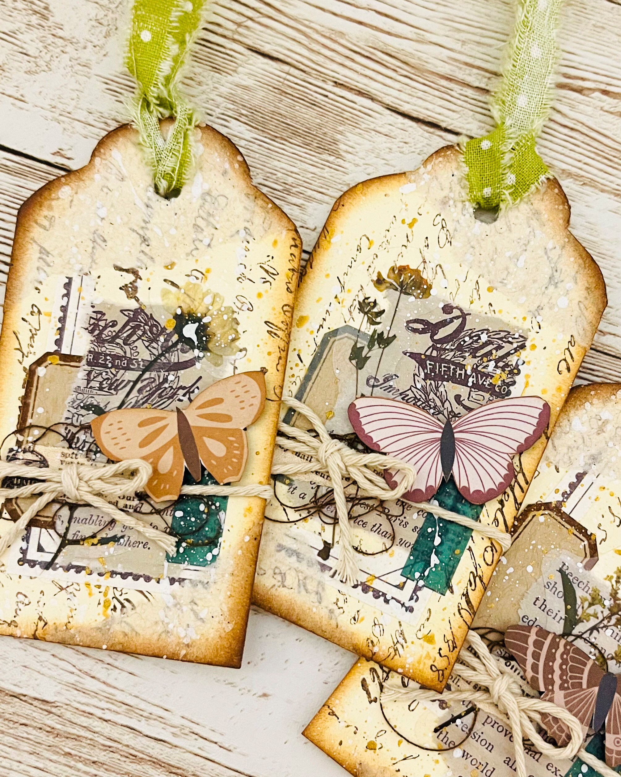 Handmade Butterfly Gift Tags - Etsy