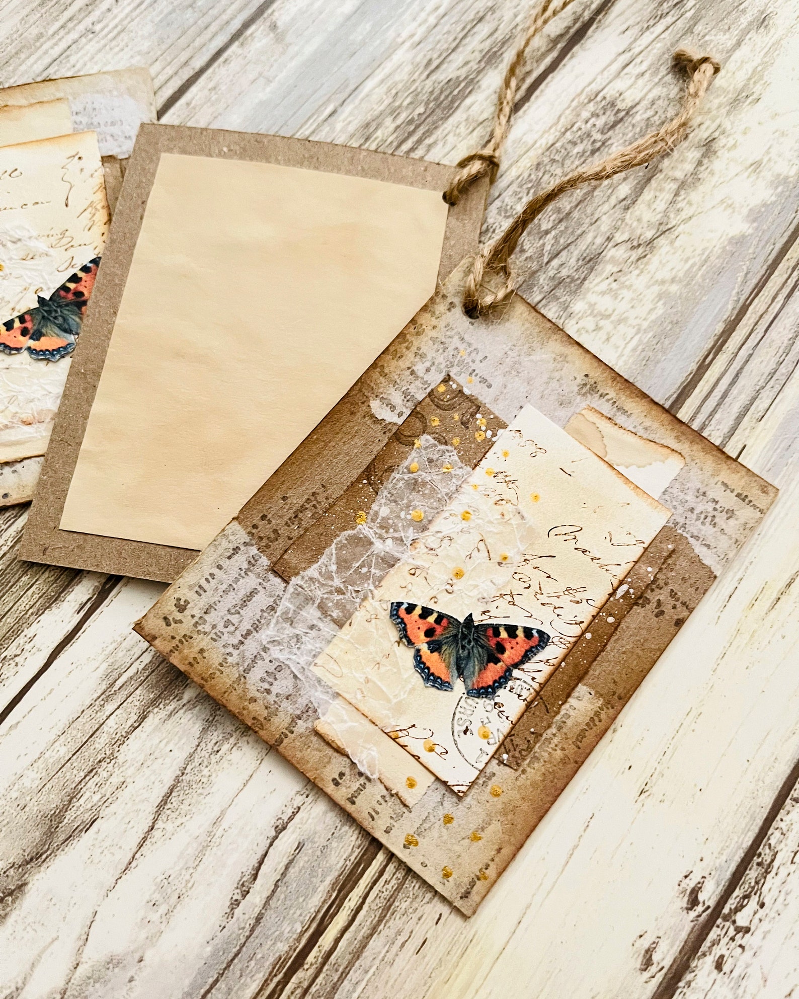 Collage Gift Tags / Handmade - Etsy
