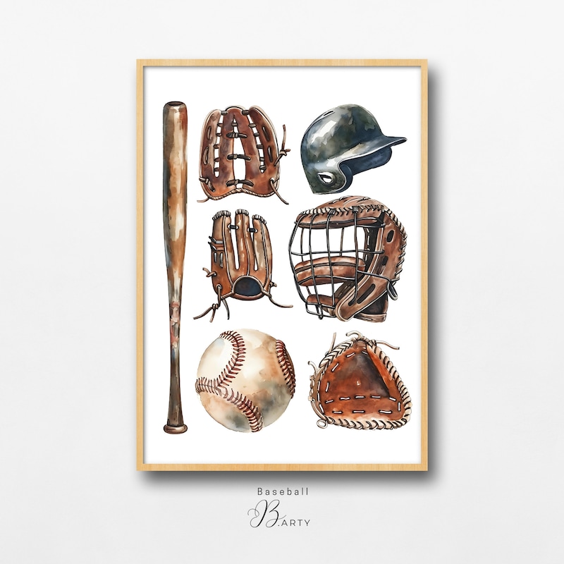 Baseball Art - Etsy