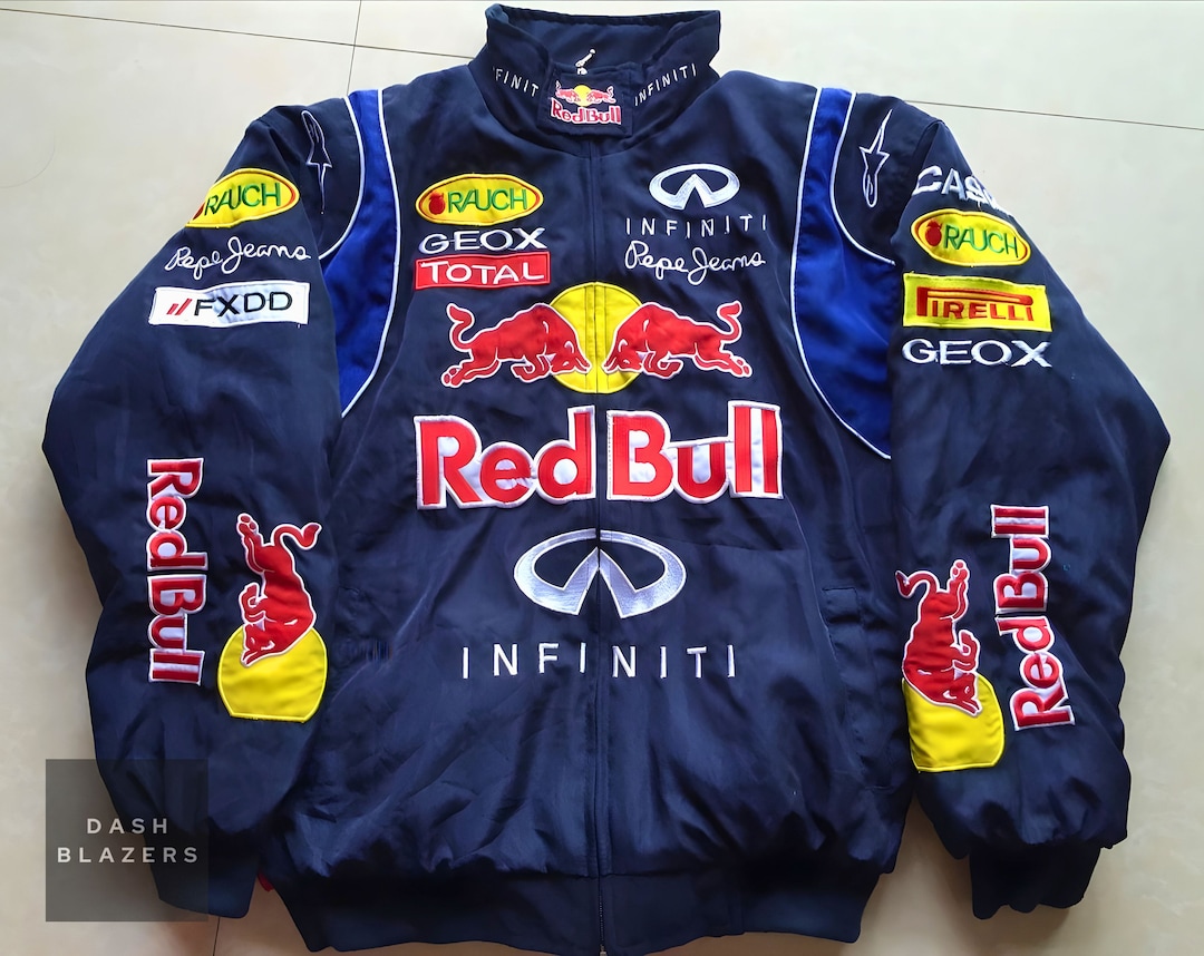 Navy Blue Red Bull Racing Jacket Formula 1 F1 Unisex - Etsy
