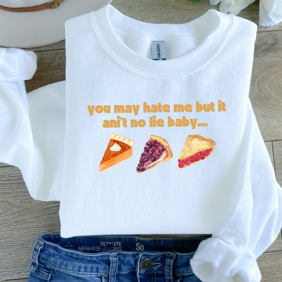 Pie Crewneck Dessert Pullover Oversized Womens Thanksgiving - Etsy