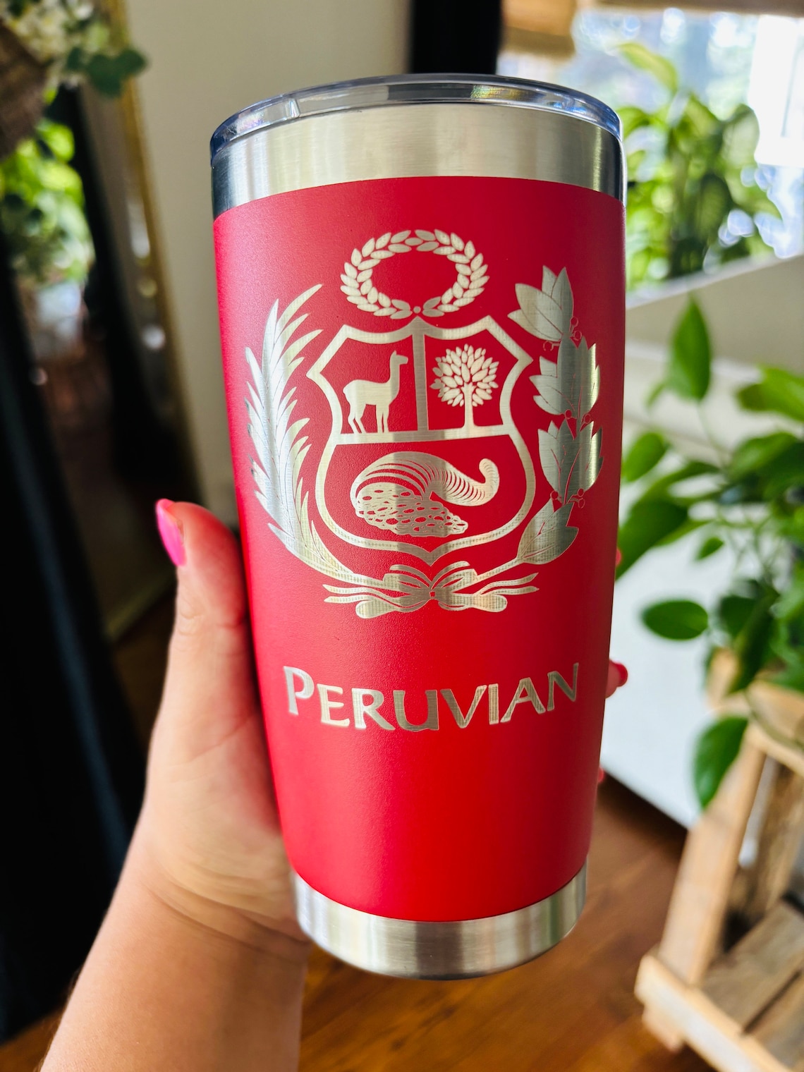 Peruvian Tumbler: Laser Engraved Stainless Steel Travel Mug - Etsy