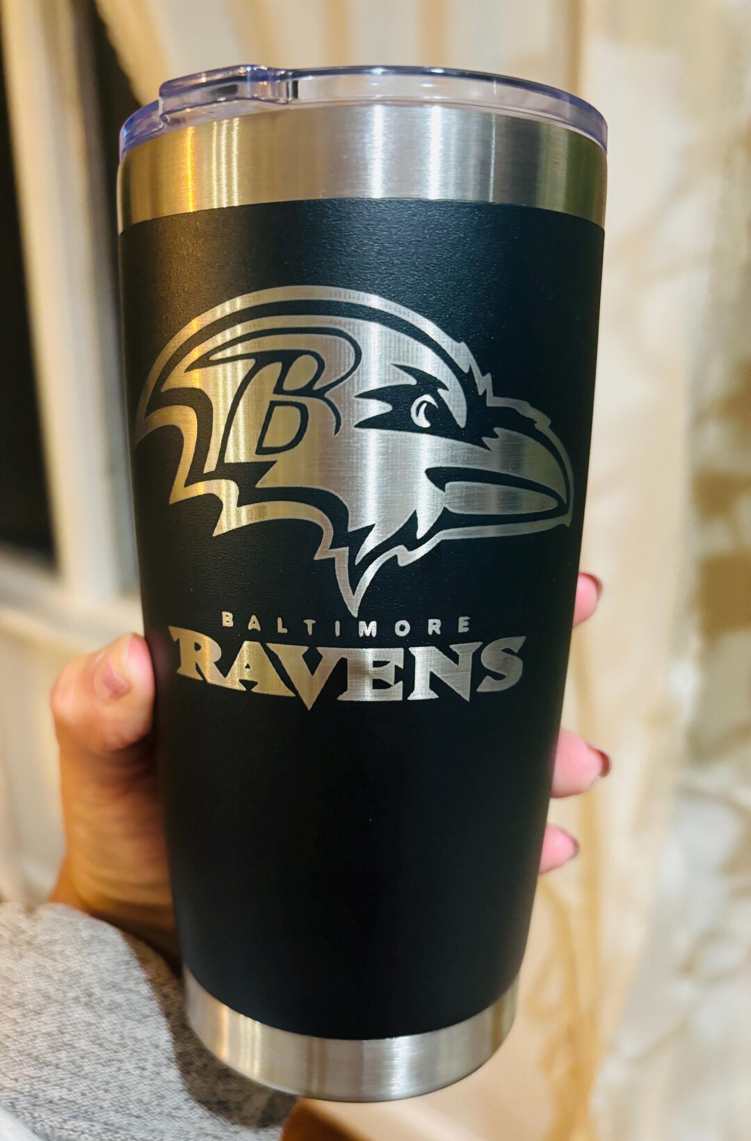 Baltimore Tumbler| Ravens Fan Gift| Custom Ravens Football Cup ...