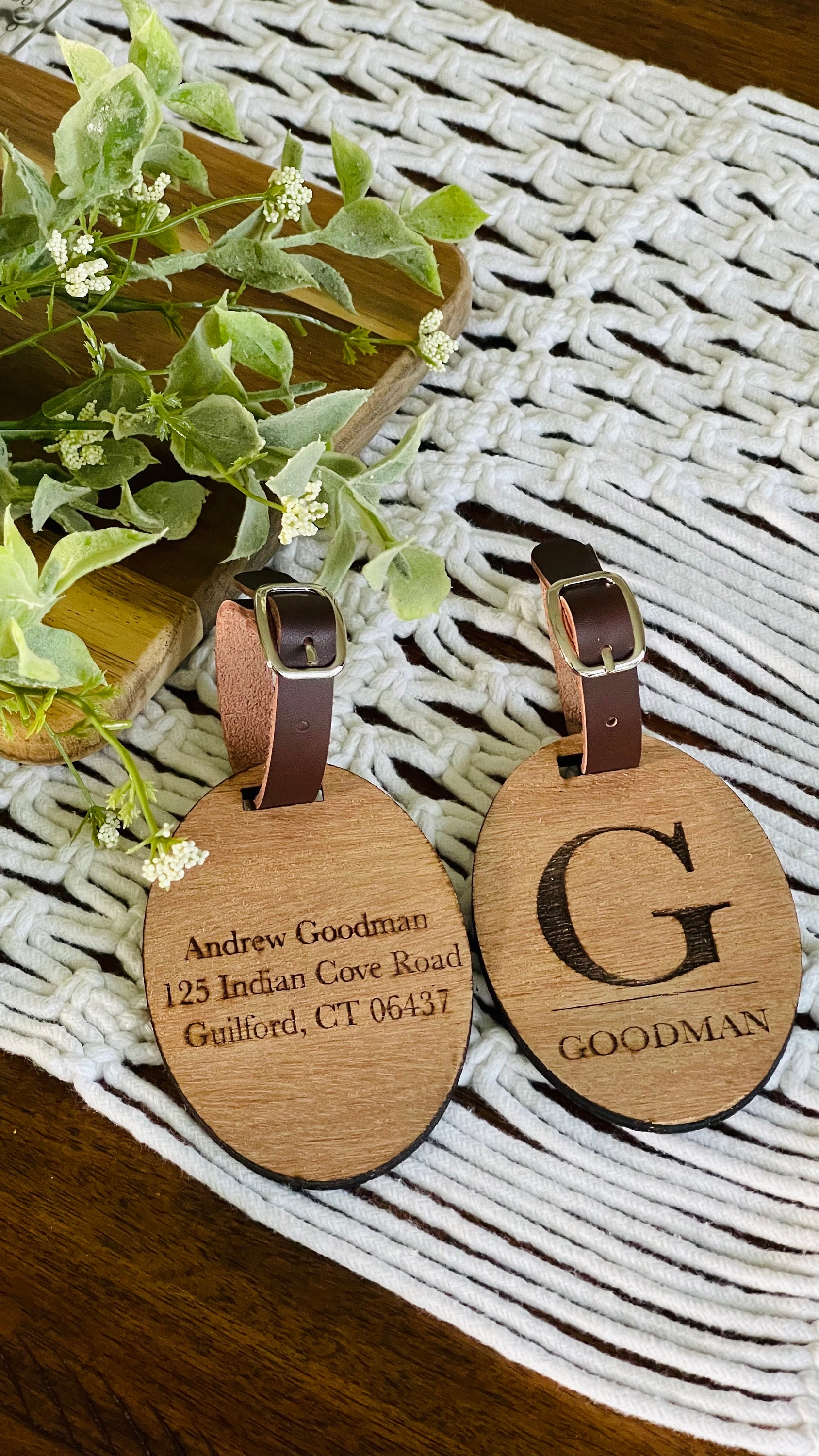 Custom Luggage Name Tag Personalized Name Tag for Travelers Name Tag ...