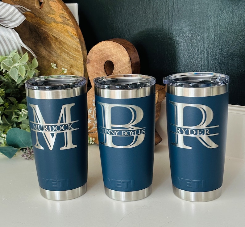 Personalized YETI 30oz Tumbler: Custom Logo, Laser Engraved - Etsy