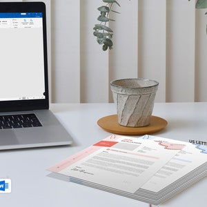 CV TEMPLATE Resume Word With Cover Letter. Professional Resume Template ...