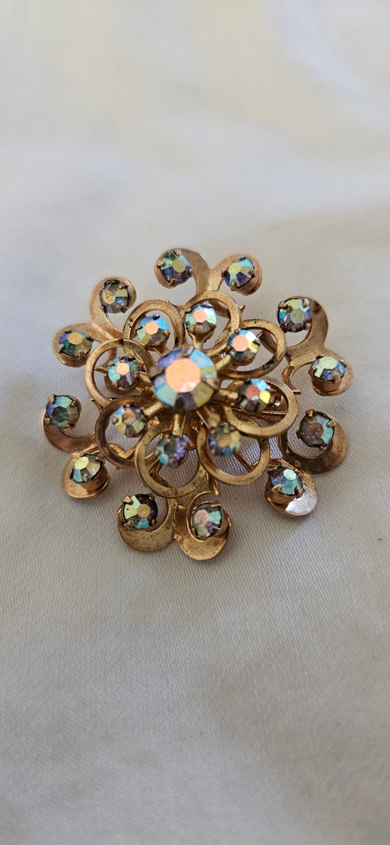 Vintage STUNNING brooch Circa 1960’s- beautiful pink … - Gem