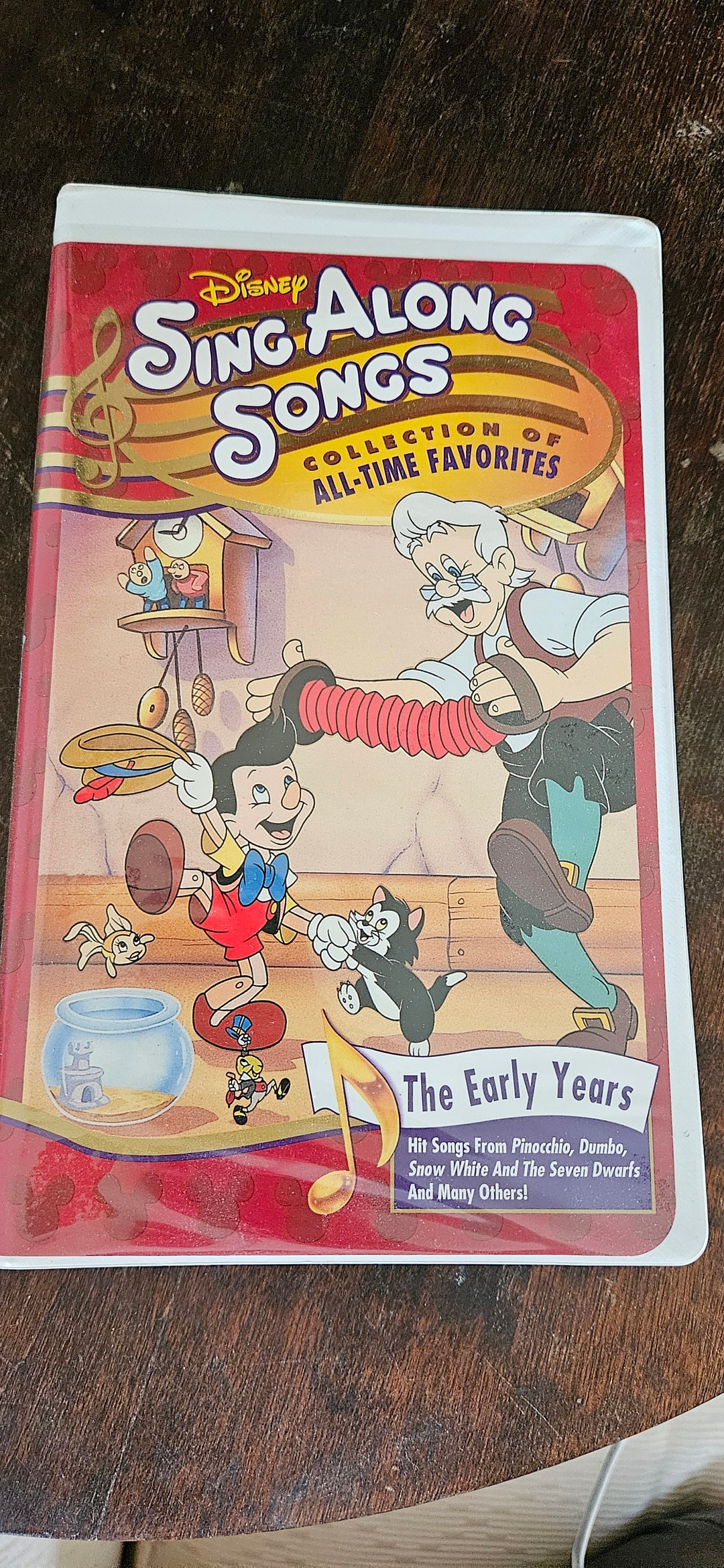 Walt Disney Sing Along Songs VHS Tape - Etsy