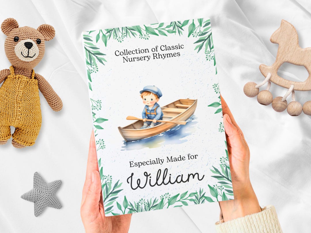 Unique Personalized Nursery Rhymes Book - Custom Baby Poems Storybook ...