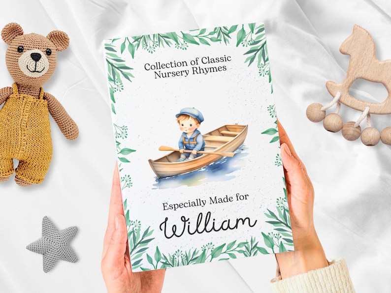 Unique Personalized Nursery Rhymes Book - Custom Baby Poems Storybook ...