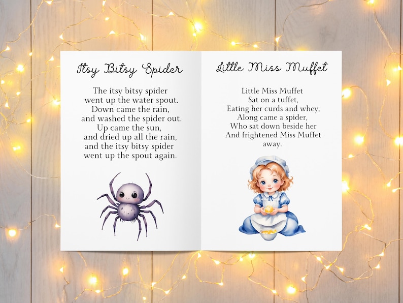 Unique Personalized Nursery Rhymes Book - Custom Baby Poems Storybook ...
