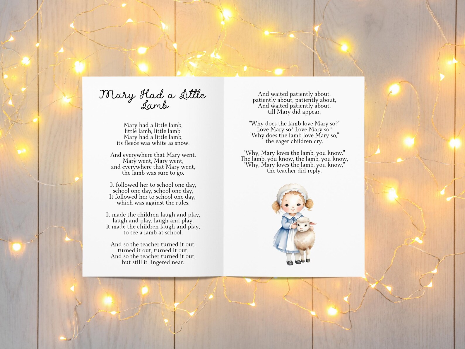 Unique Personalized Nursery Rhymes Book - Custom Baby Poems Storybook ...