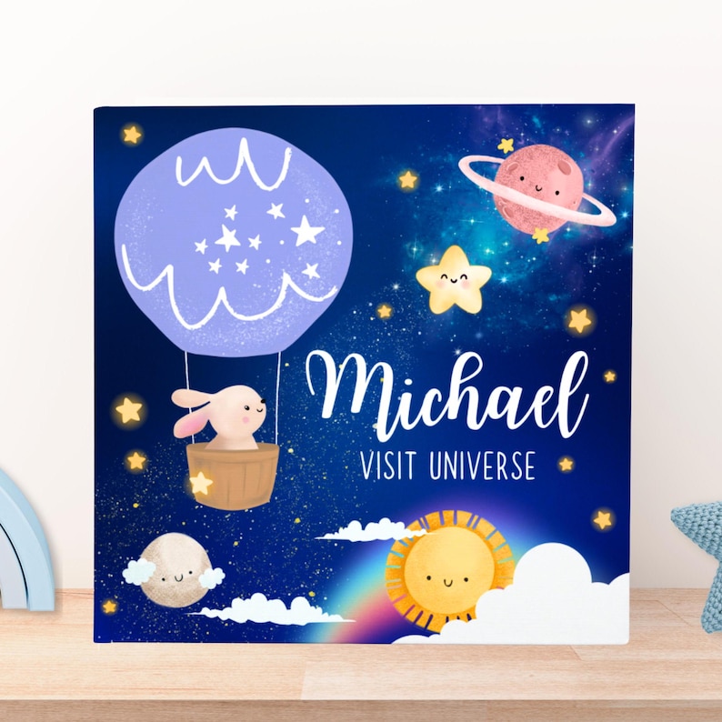 Personalized Space Adventure Book for Kids, Solar System Educational ...